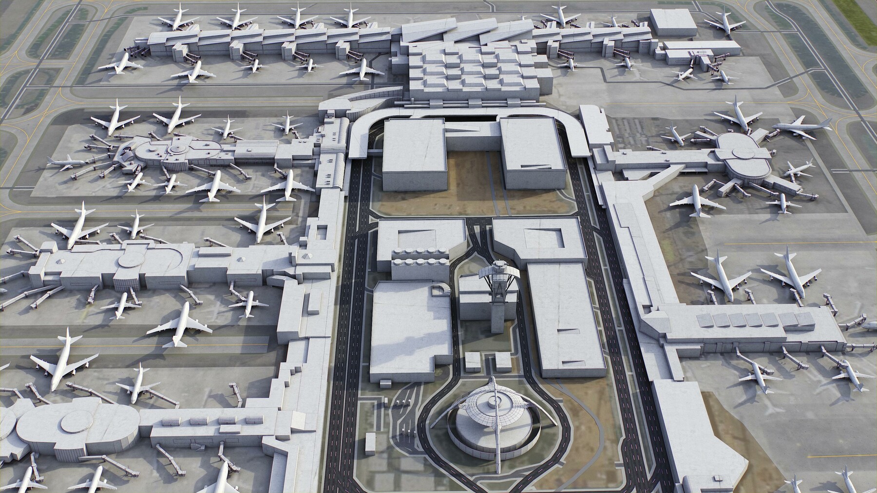 ArtStation - Los Angeles Airport - LAX | Resources