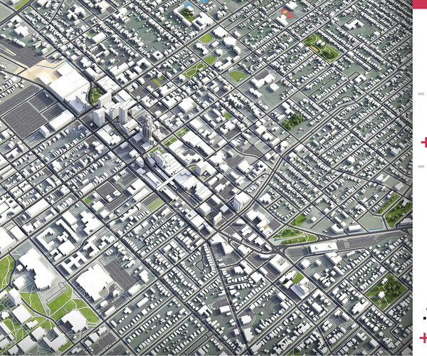 ArtStation - Lexington - 3D city model | Resources