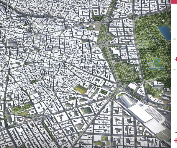 ArtStation - Madrid - 3D city model | Resources