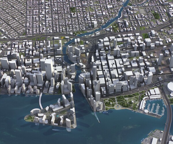 ArtStation - Miami - 3D city model | Resources