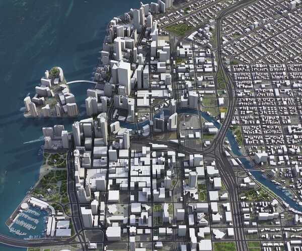 ArtStation - Miami - 3D city model | Resources