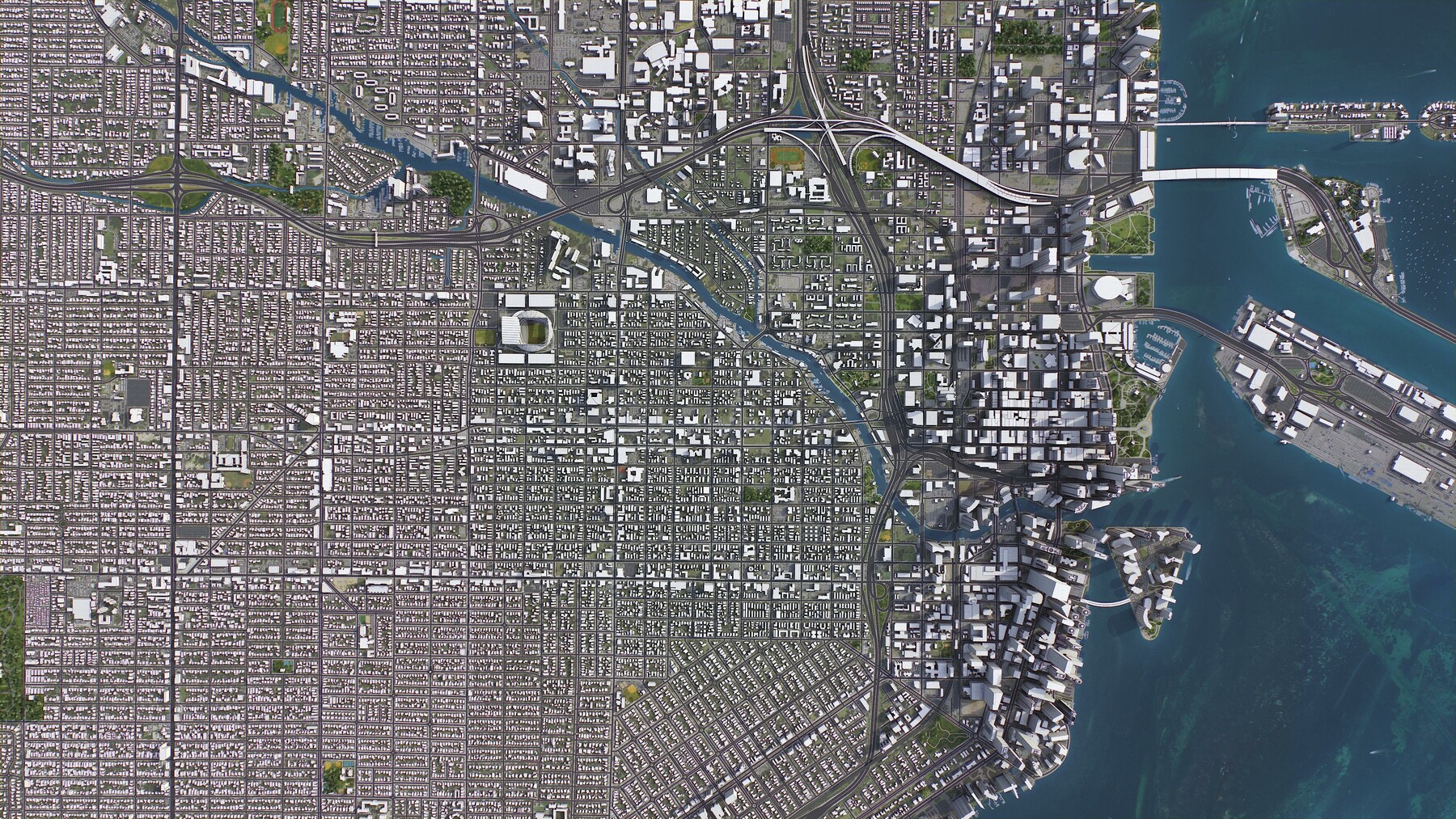 ArtStation - Miami - 3D city model | Resources