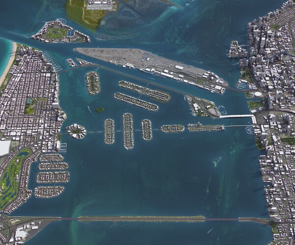 ArtStation - Miami - 3D city model | Resources