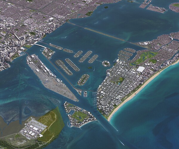ArtStation - Miami - 3D city model | Resources