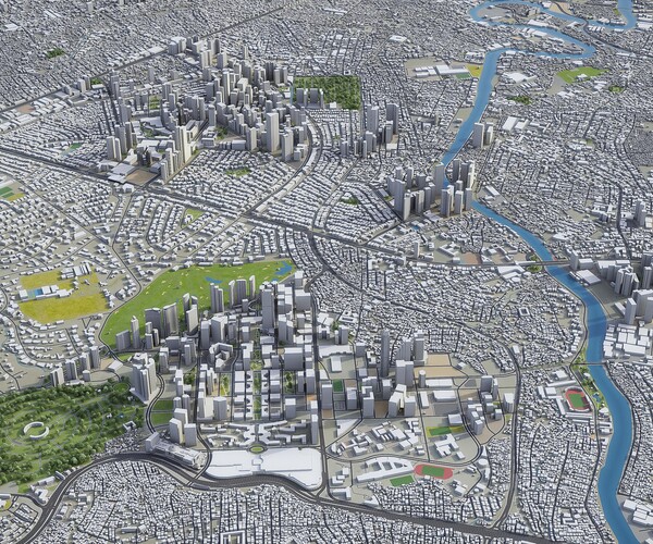 ArtStation - Manila - 3D city model | Resources