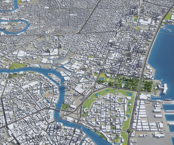 ArtStation - Manila - 3D city model | Resources