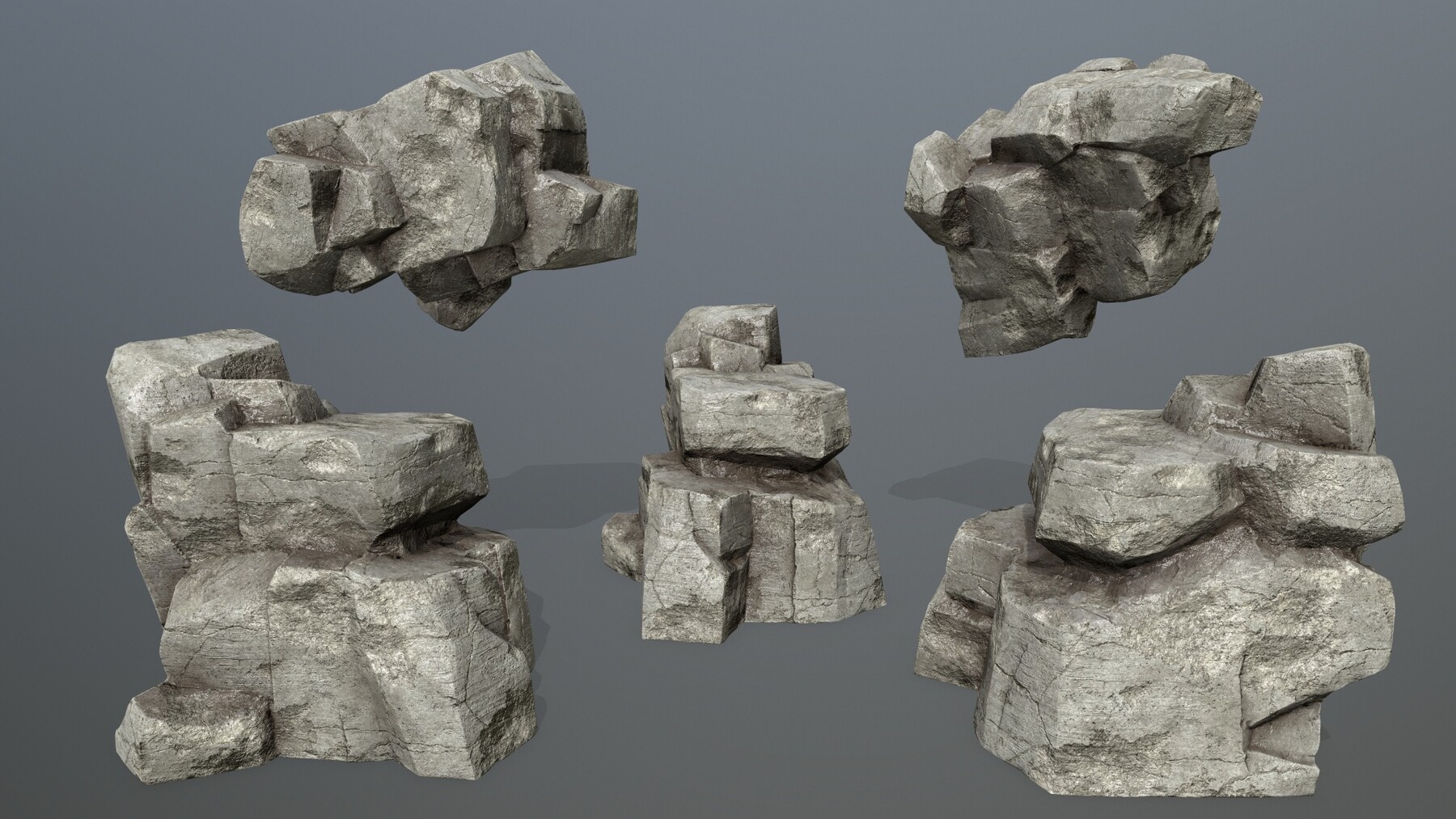 ArtStation - Rock Set | Game Assets