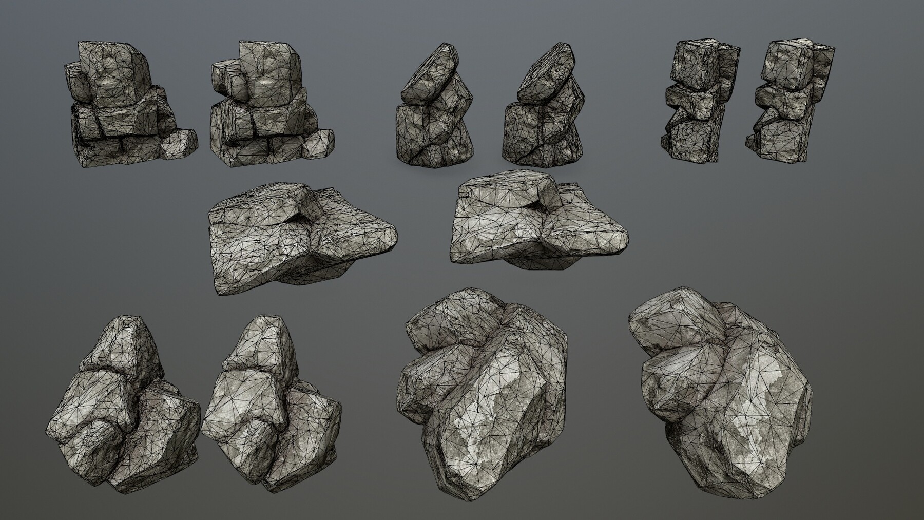 ArtStation - Rock Set | Game Assets