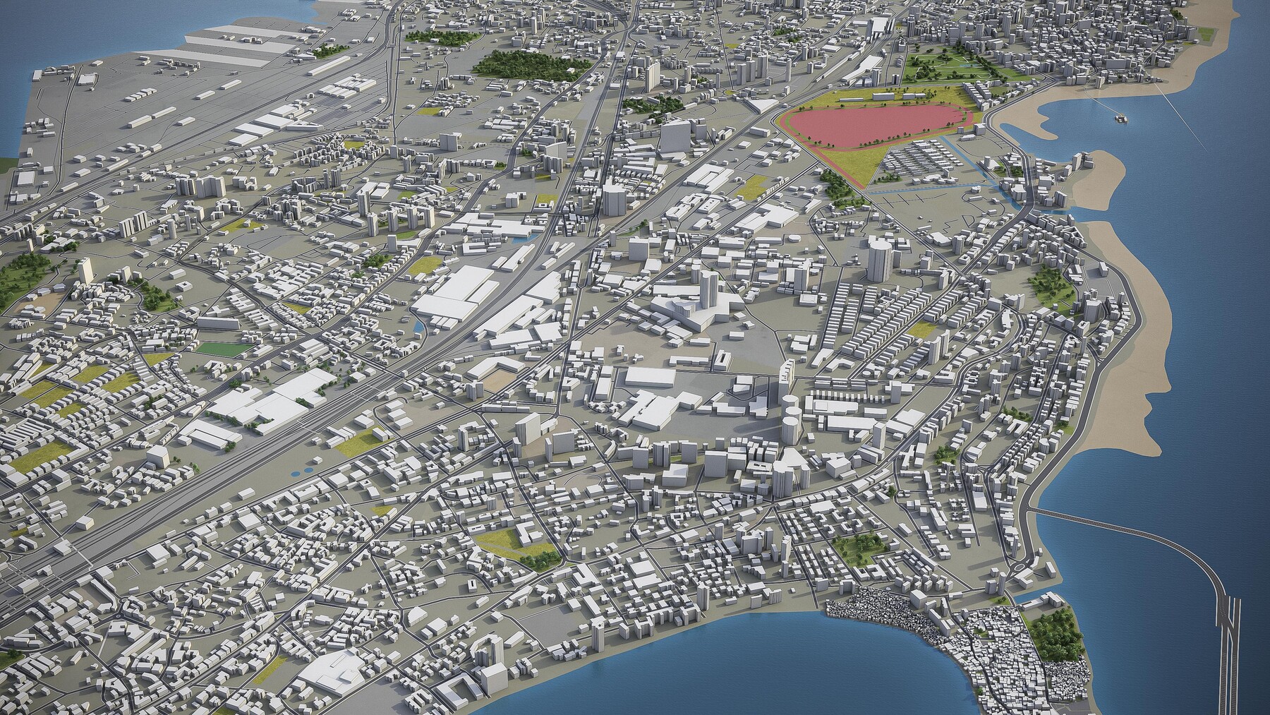 ArtStation - Mumbai - 3D city model | Resources