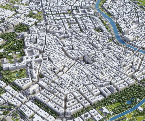 ArtStation - Vienna - 3D city model | Resources