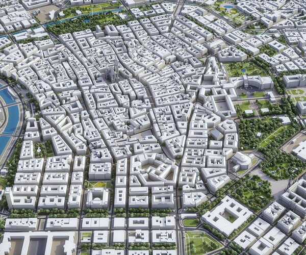 ArtStation - Vienna - 3D city model | Resources