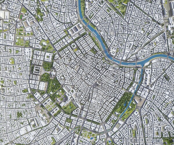 ArtStation - Vienna - 3D city model | Resources