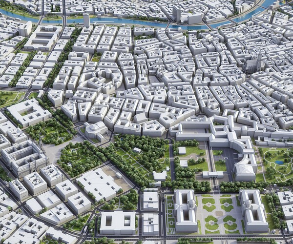 ArtStation - Vienna - 3D city model | Resources