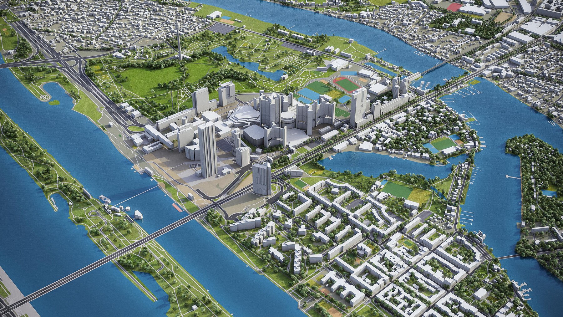 ArtStation - Vienna - 3D city model | Resources