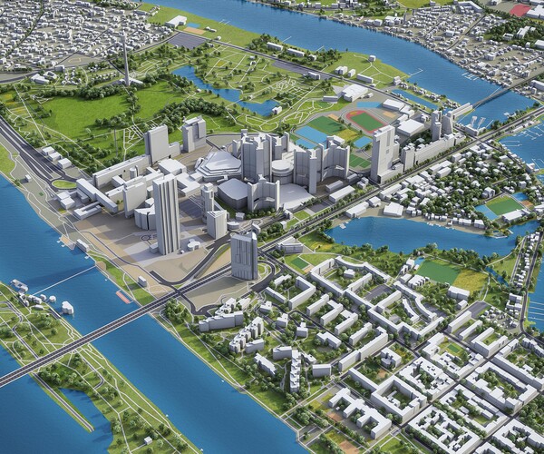 ArtStation - Vienna - 3D city model | Resources