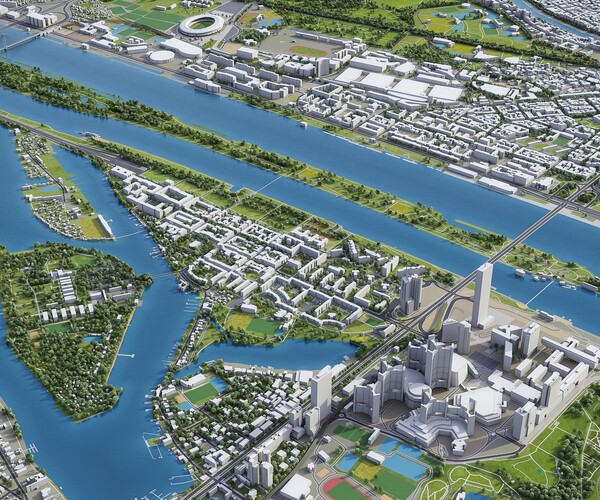 ArtStation - Vienna - 3D city model | Resources