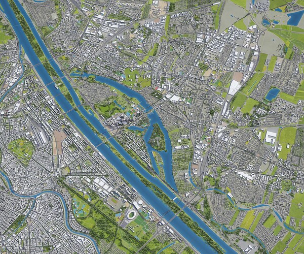 ArtStation - Vienna - 3D city model | Resources