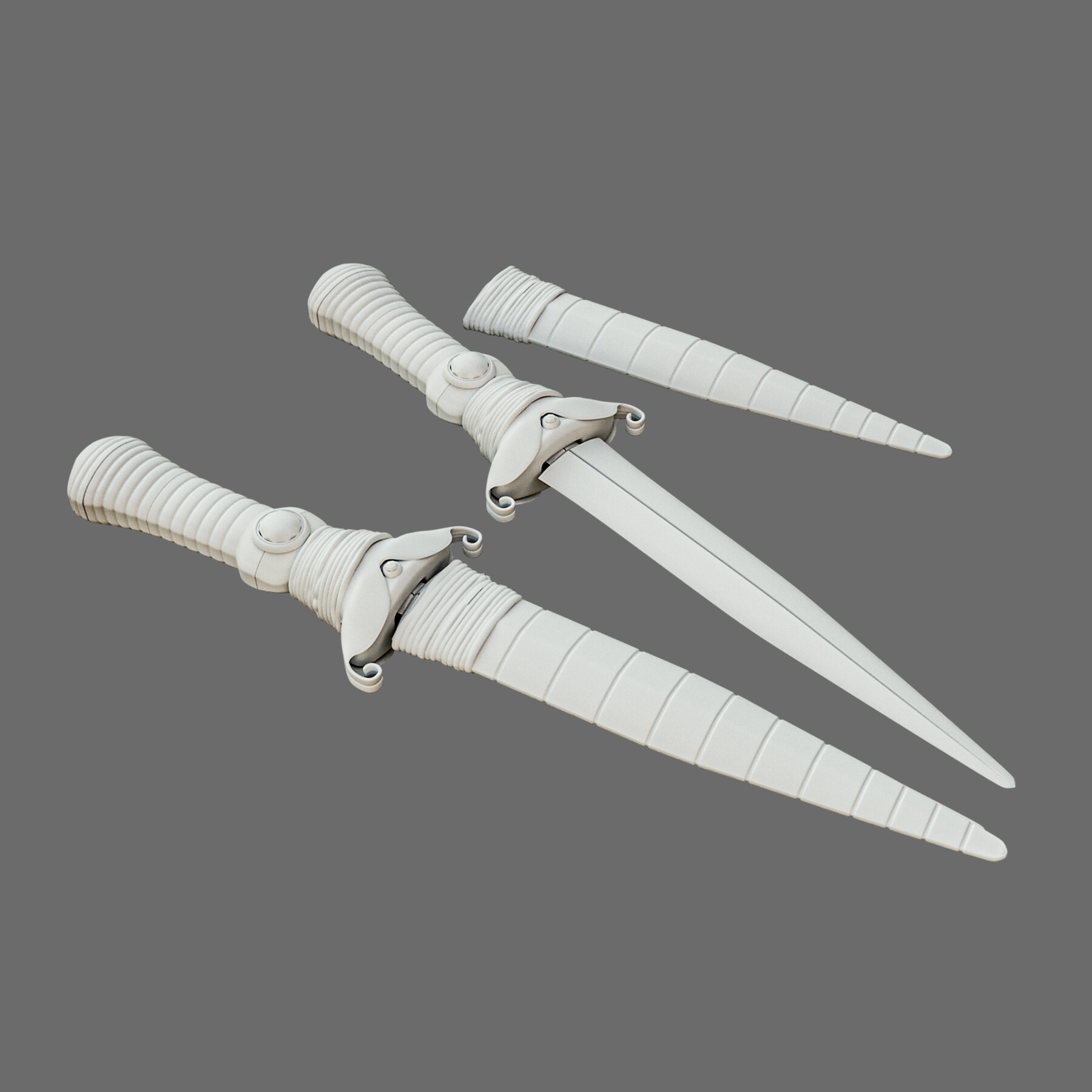 ArtStation - Dagger Sword | Resources