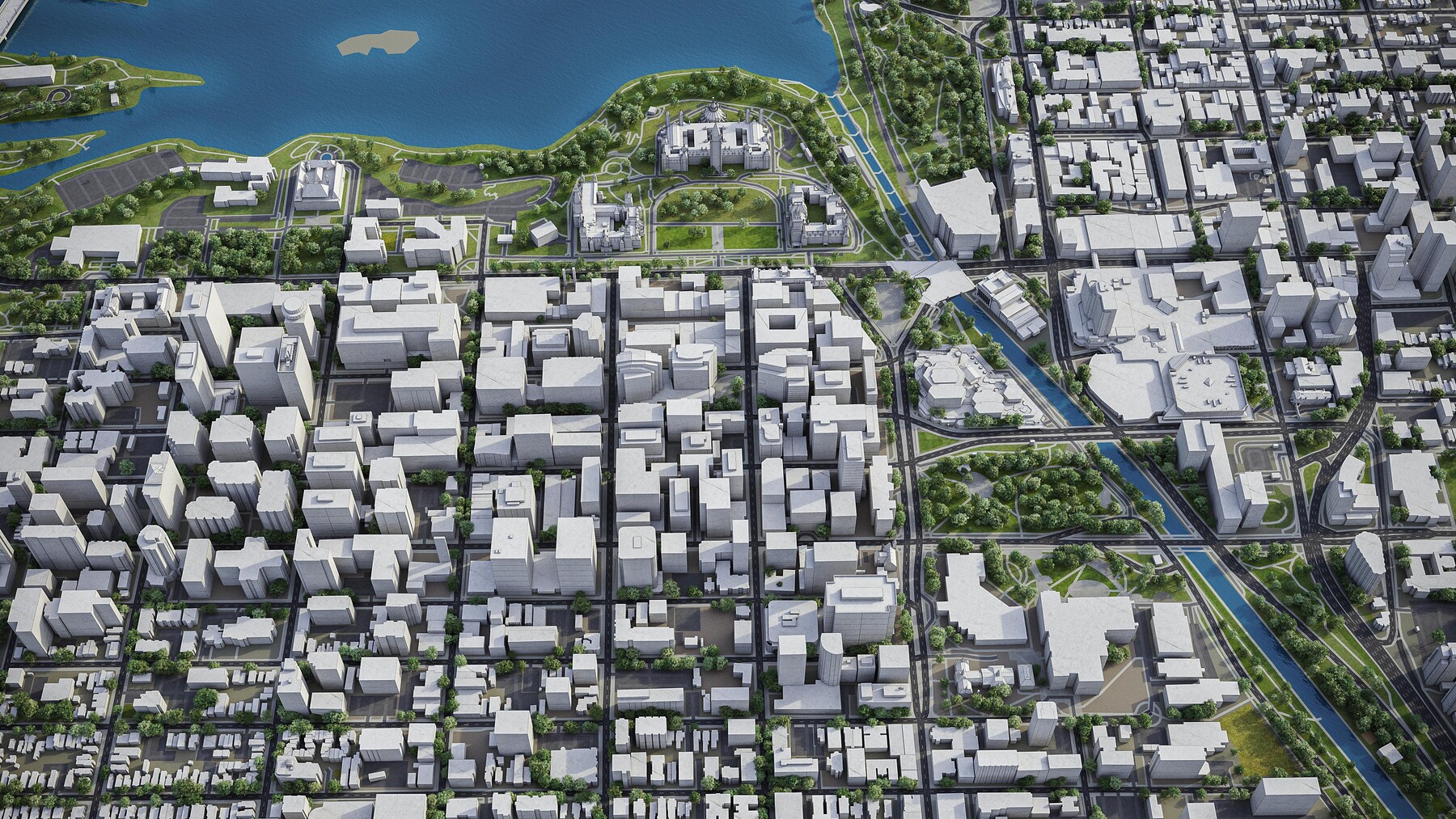 ArtStation - Ottawa - 3D city model | Resources