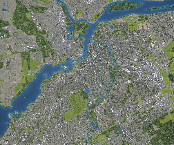 ArtStation - Ottawa - 3D city model | Resources