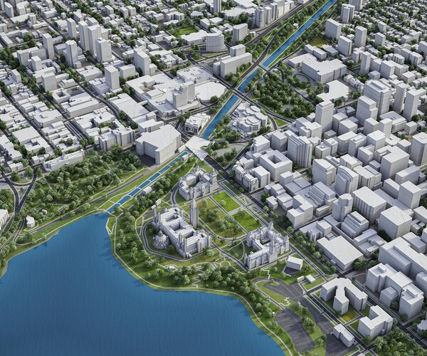 ArtStation - Ottawa - 3D city model | Resources