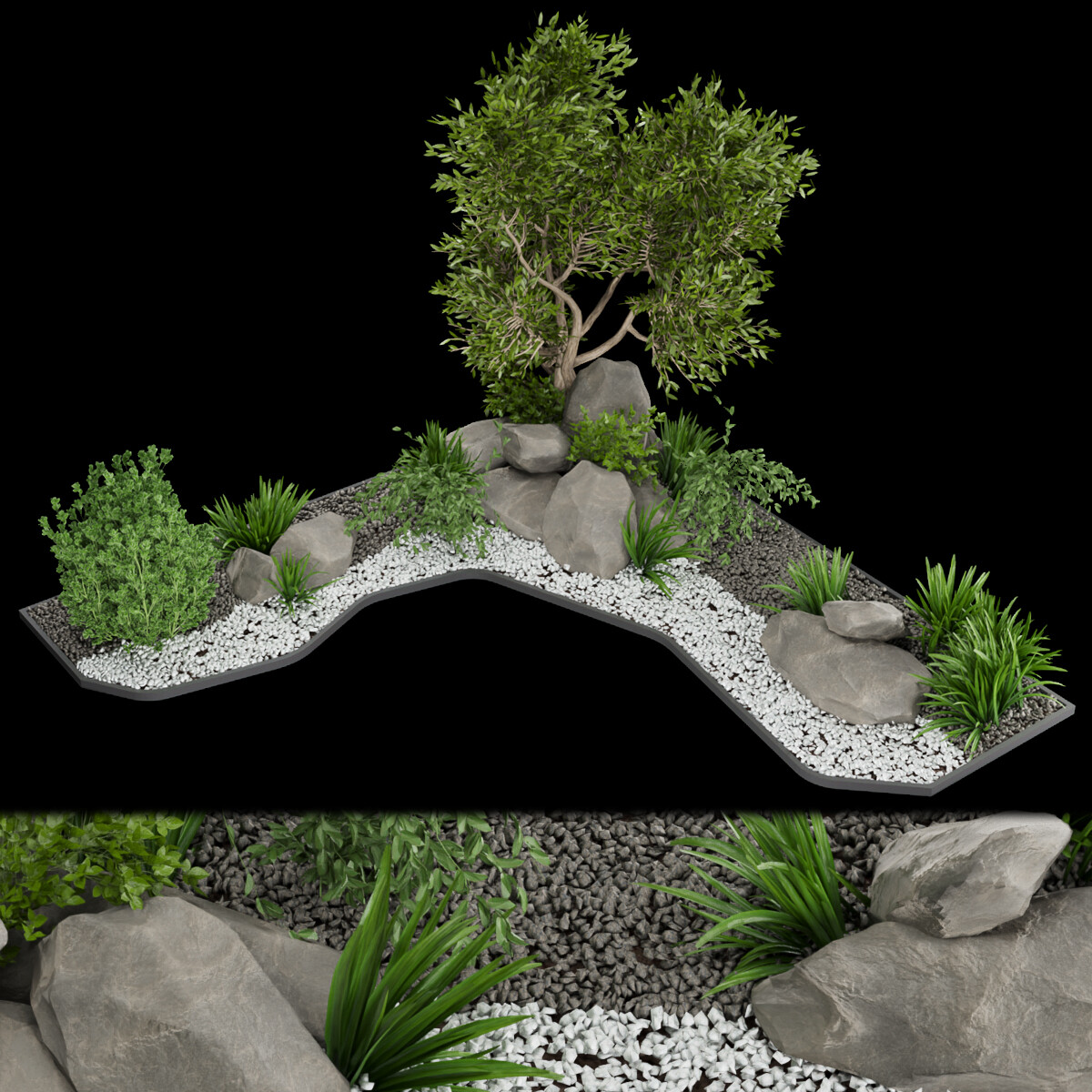 ArtStation - Collection plant vol 142 - tree - leaf - grass - blender ...