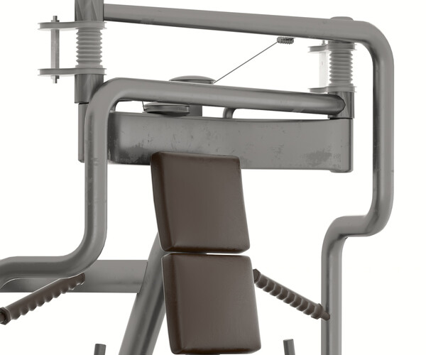 ArtStation - Gym Equipment Seated Chest Press 3D model | Resources