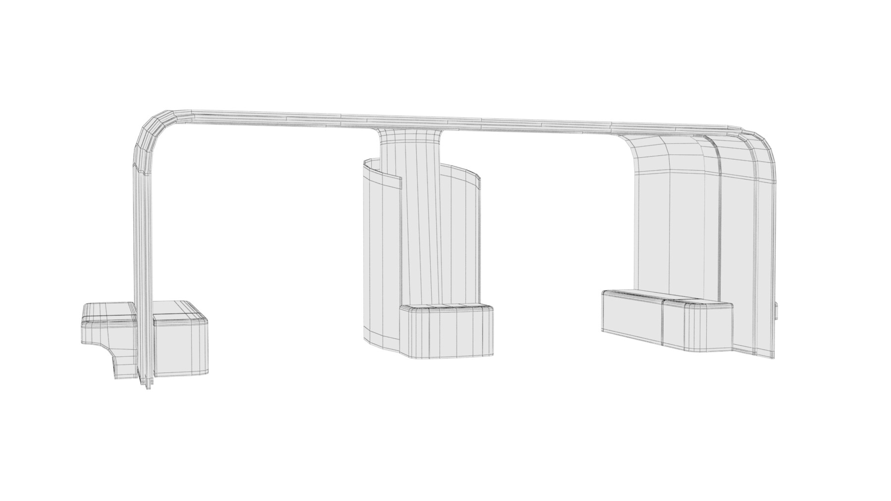 ArtStation - Modern Bus stop 5 | Game Assets