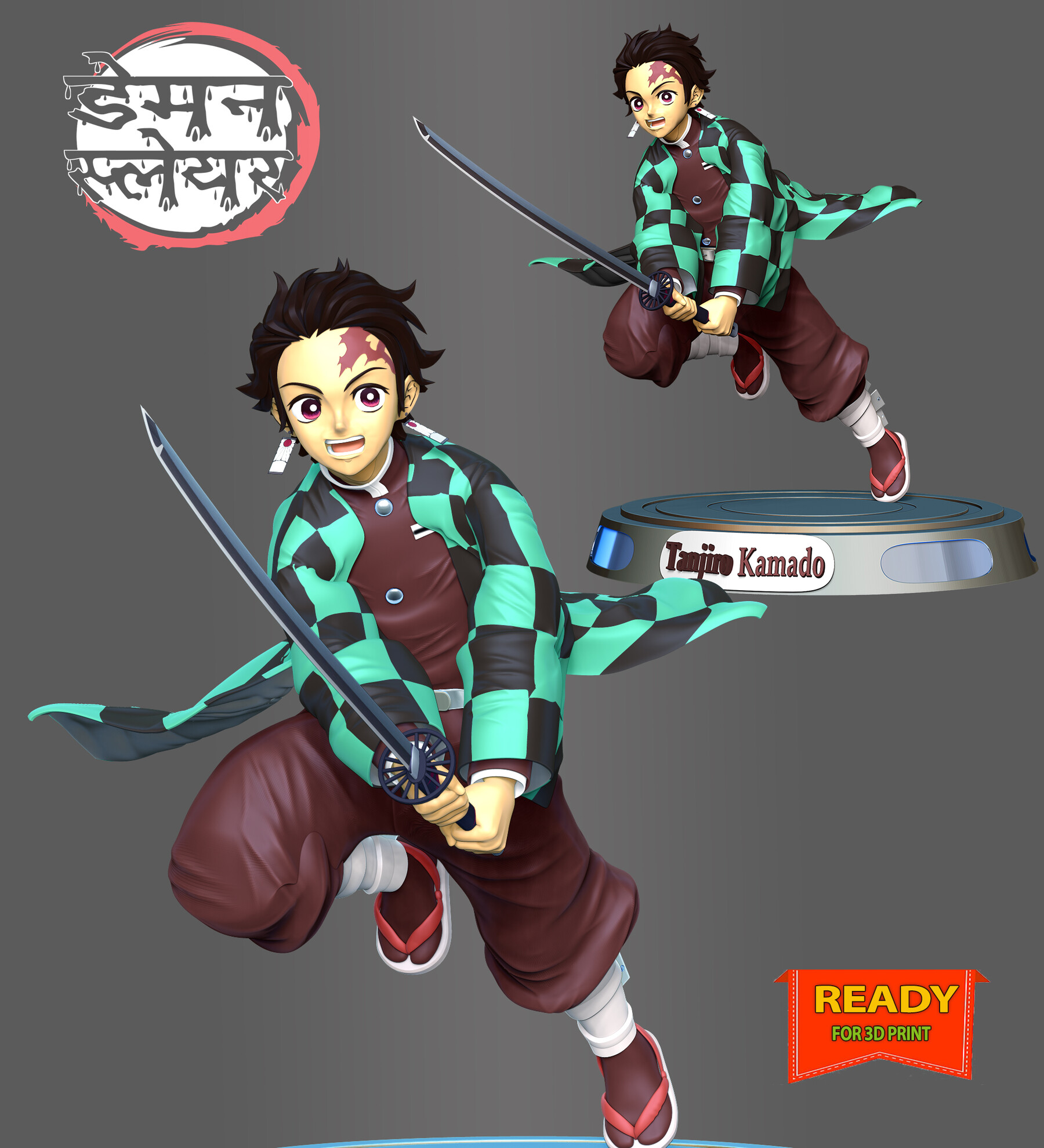 ArtStation - Tanjiro Kamado - Demon Slayer | Resources