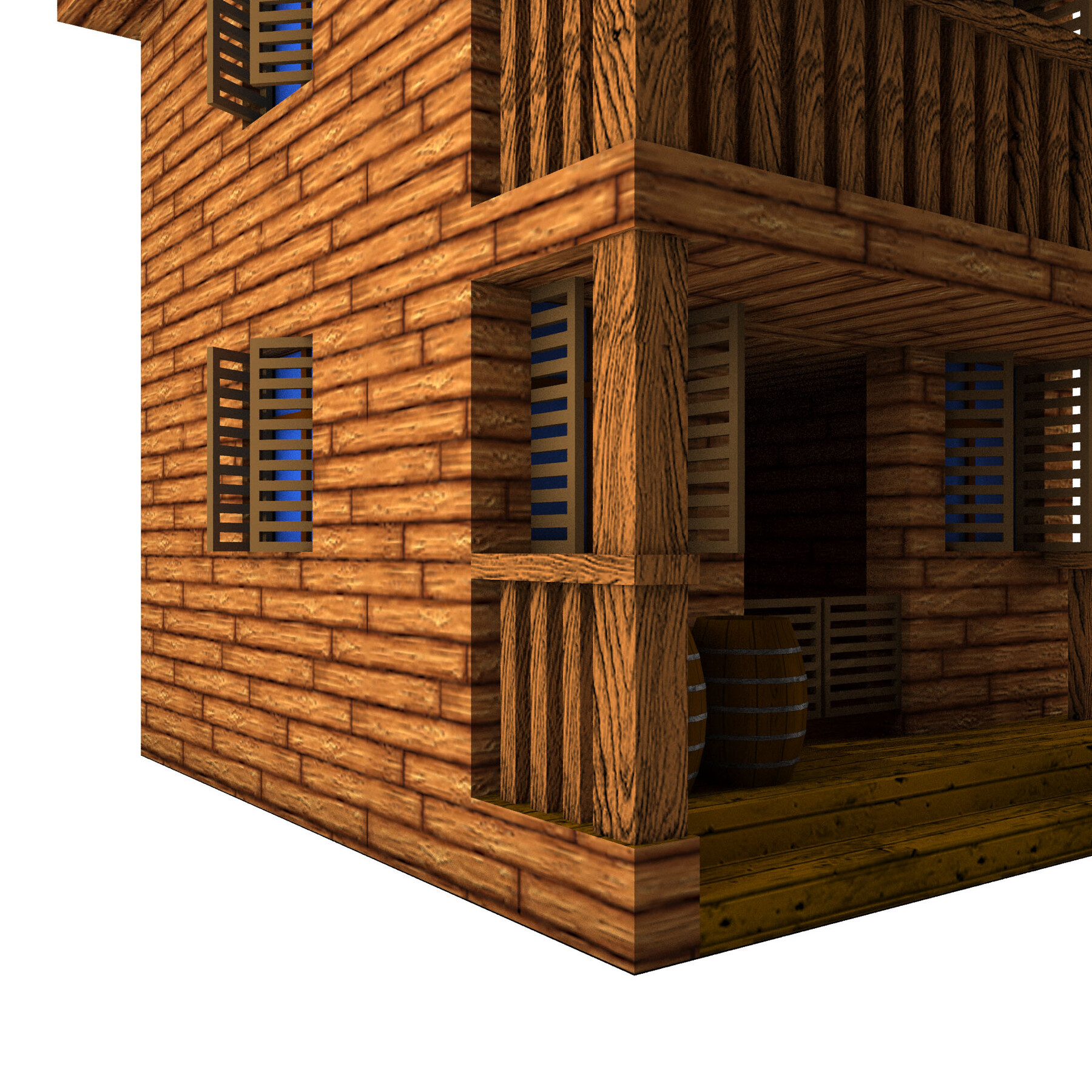 ArtStation - Cowboy house big | Game Assets