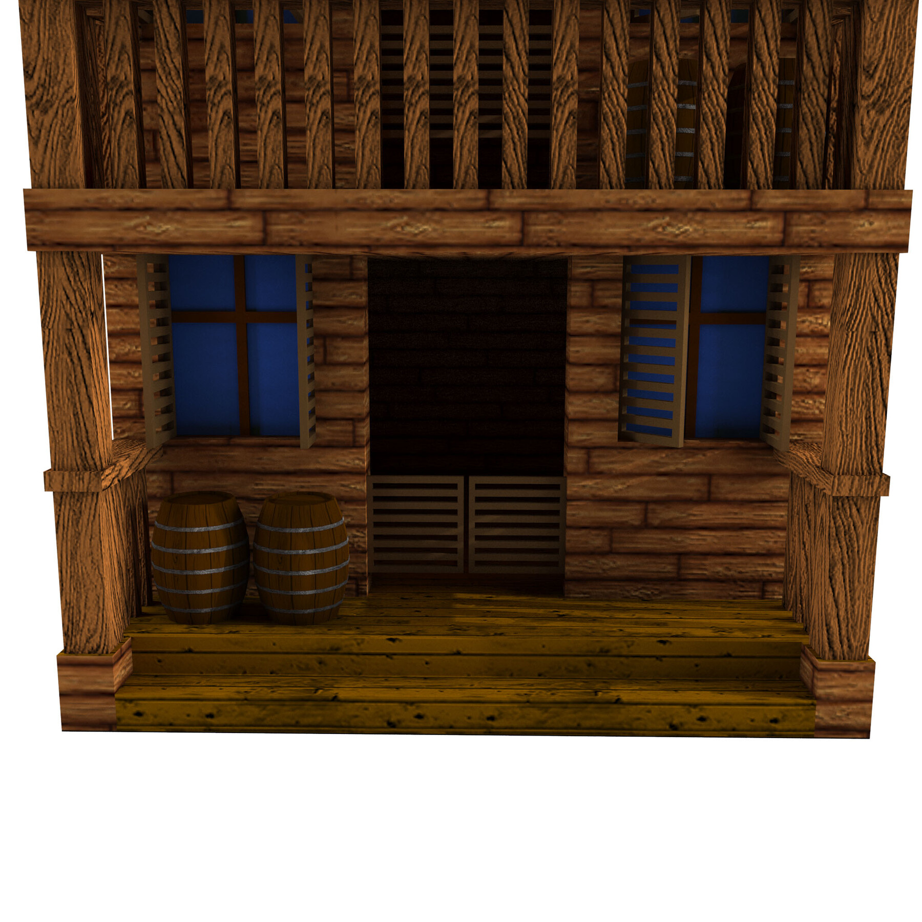 ArtStation - Cowboy house big | Game Assets
