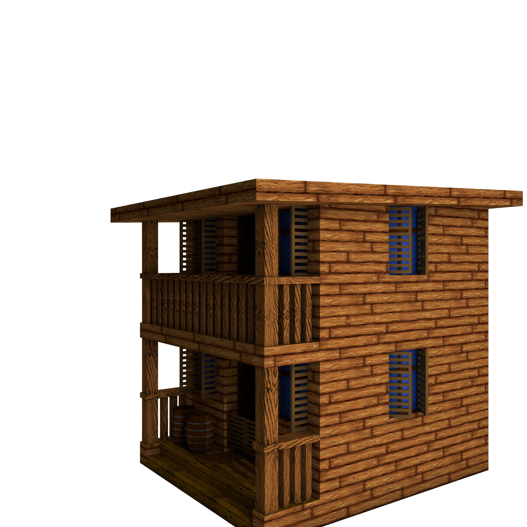 ArtStation - Cowboy house big | Game Assets