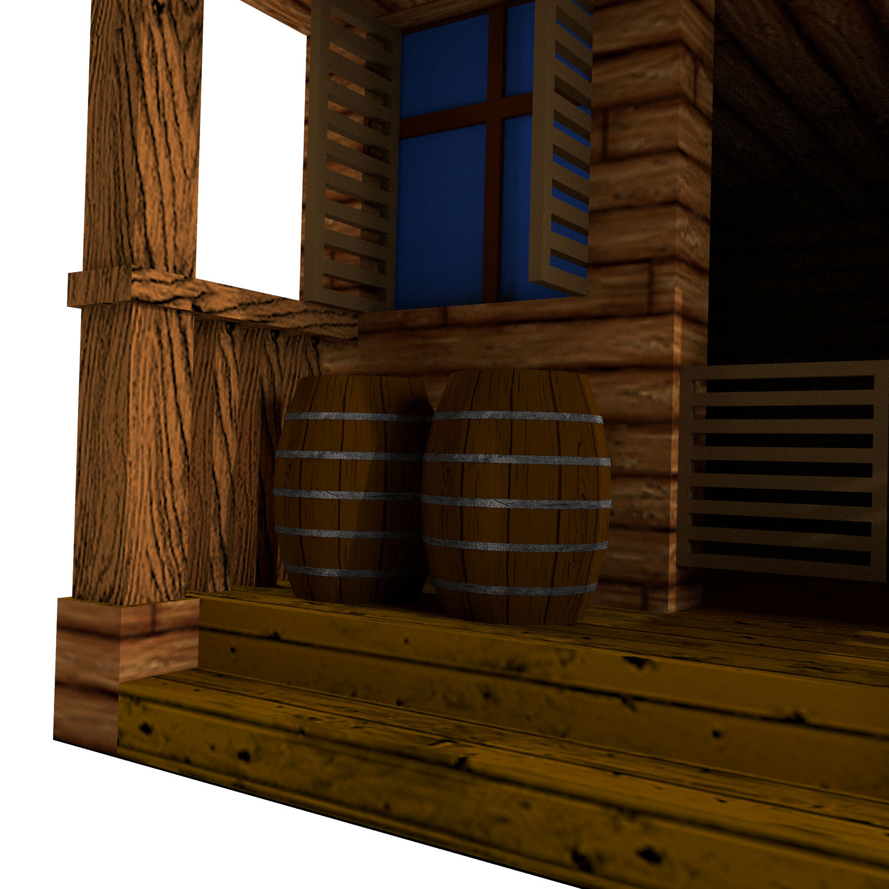 ArtStation - Cowboy house big | Game Assets