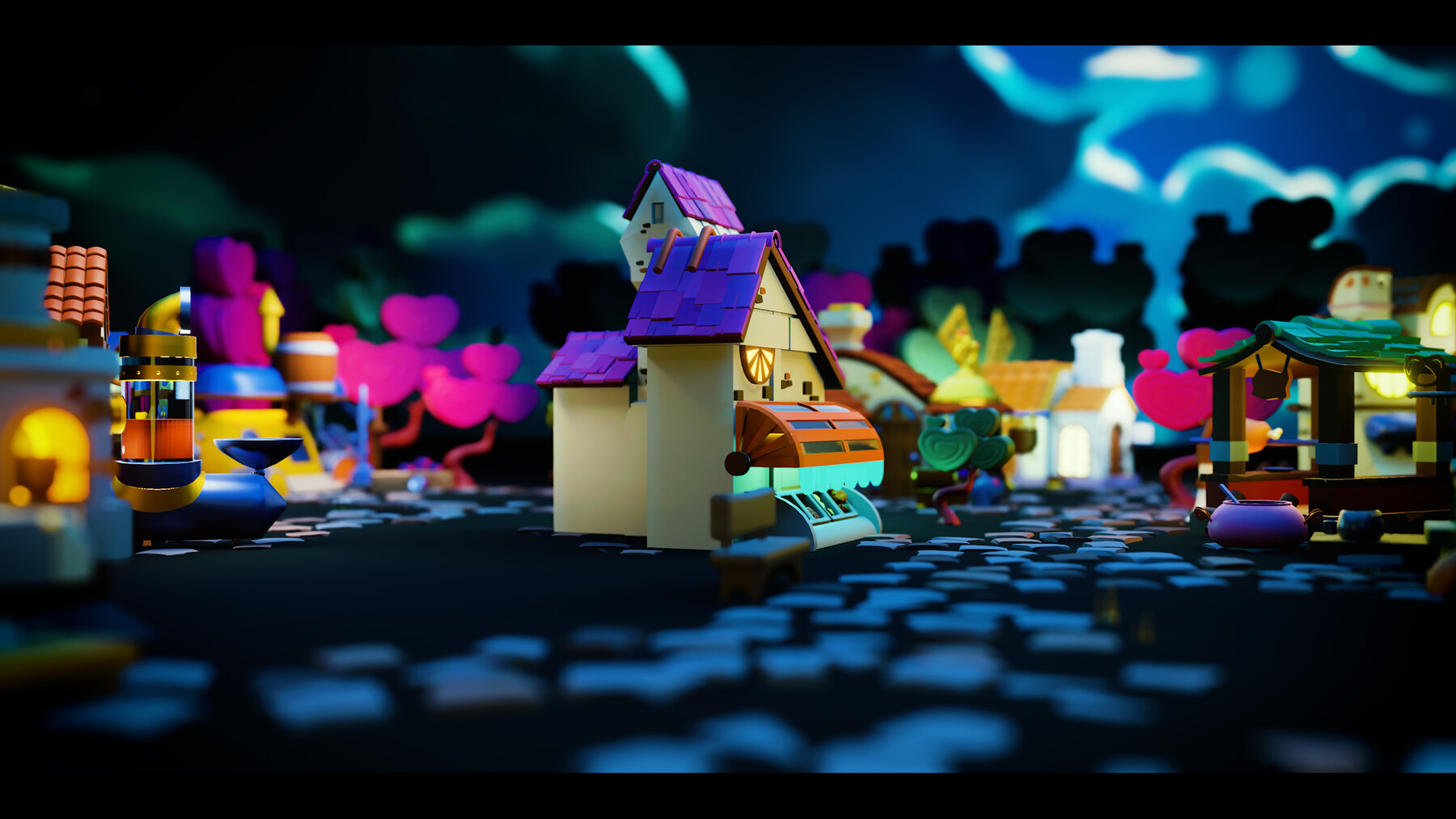 ArtStation - fantasy building collection cartoon | Game Assets