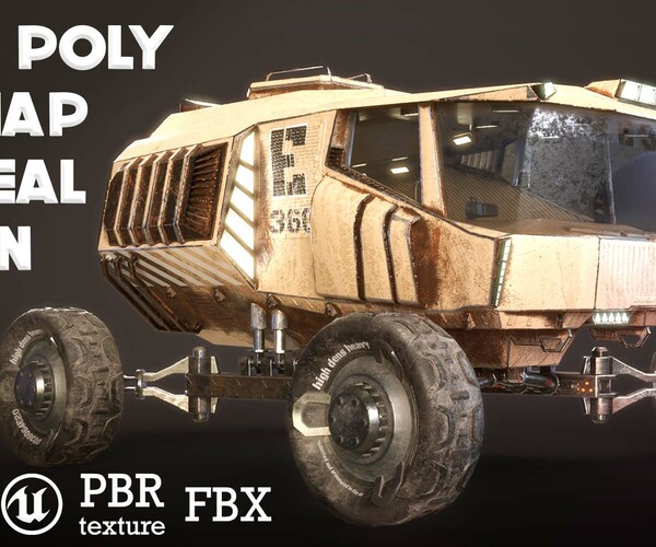 ArtStation - E360 heavy duty truck | Game Assets