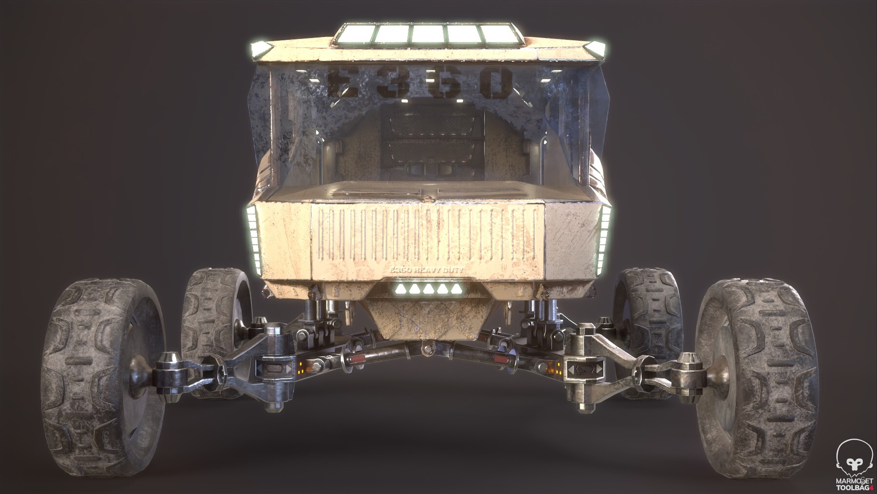 ArtStation - E360 heavy duty truck | Game Assets