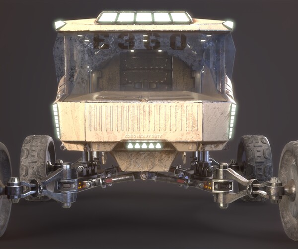 ArtStation - E360 heavy duty truck | Game Assets