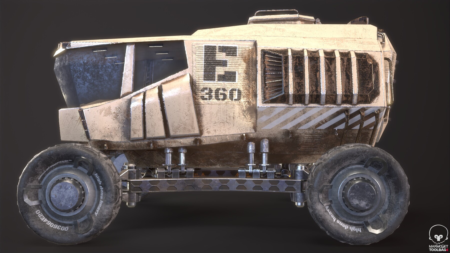 ArtStation - E360 heavy duty truck | Game Assets