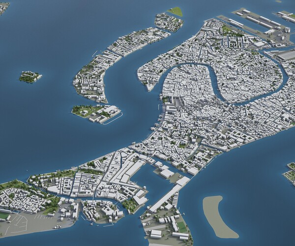 ArtStation - Venice - 3D city model | Resources