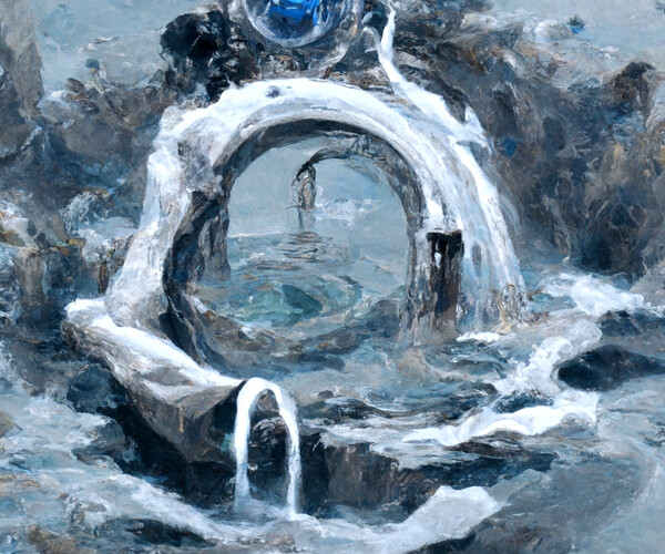 ArtStation - Ice portal to another world | Artworks