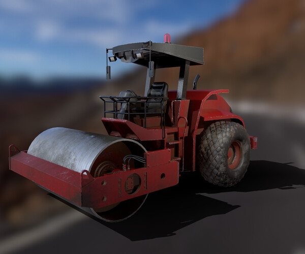 ArtStation - Steamroller 3 Color Texture Pack | Game Assets