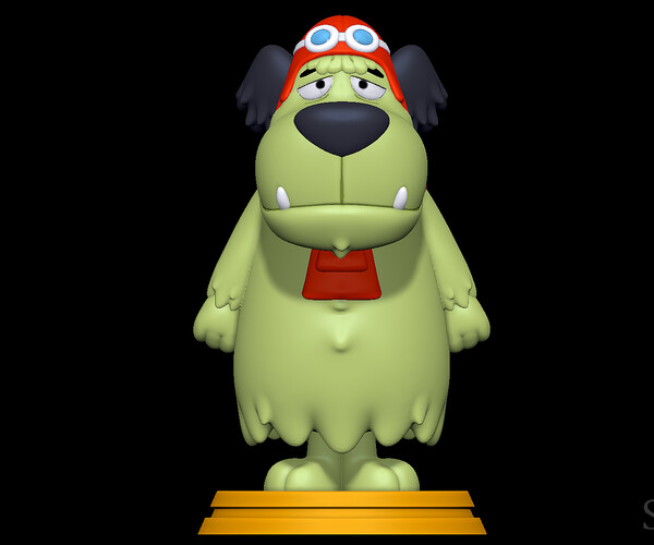 ArtStation - Muttley - Wacky Races 3D print model | Resources