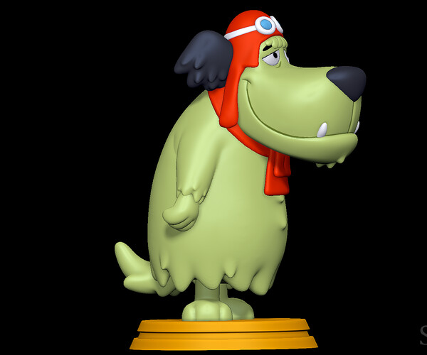 ArtStation - Muttley - Wacky Races 3D print model | Resources