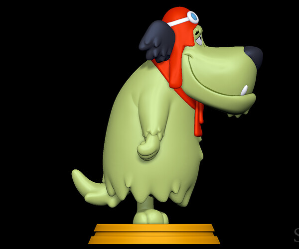 ArtStation - Muttley - Wacky Races 3D print model | Resources