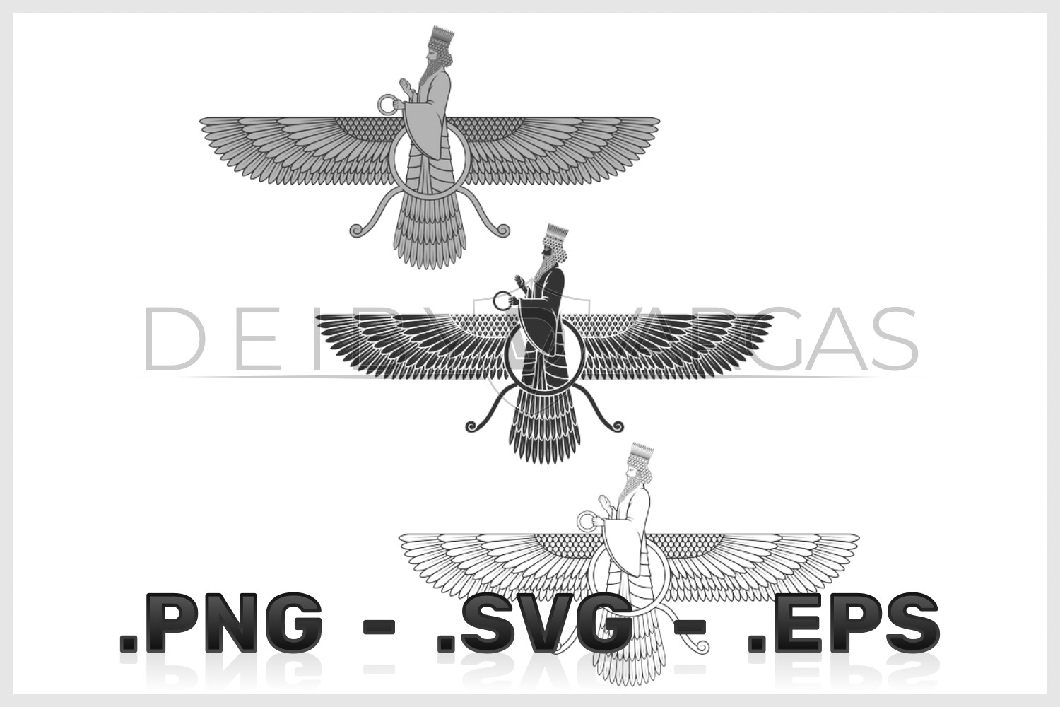 ArtStation - Zoroastrianism symbol vector design | Artworks