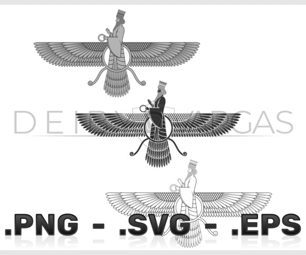 ArtStation - Zoroastrianism symbol vector design | Artworks