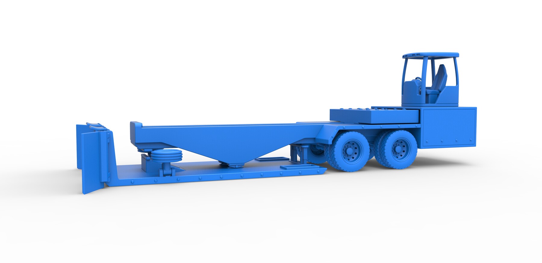 ArtStation - 3D printable Diecast tractor pulling sled Scale 1 to 25 ...