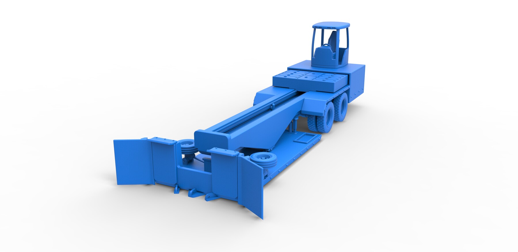 ArtStation - 3D printable Diecast tractor pulling sled Scale 1 to 25 ...