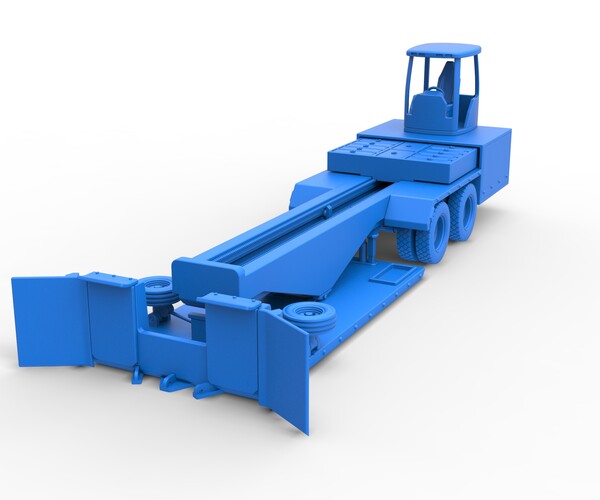 ArtStation - 3D printable Diecast tractor pulling sled Scale 1 to 25 ...