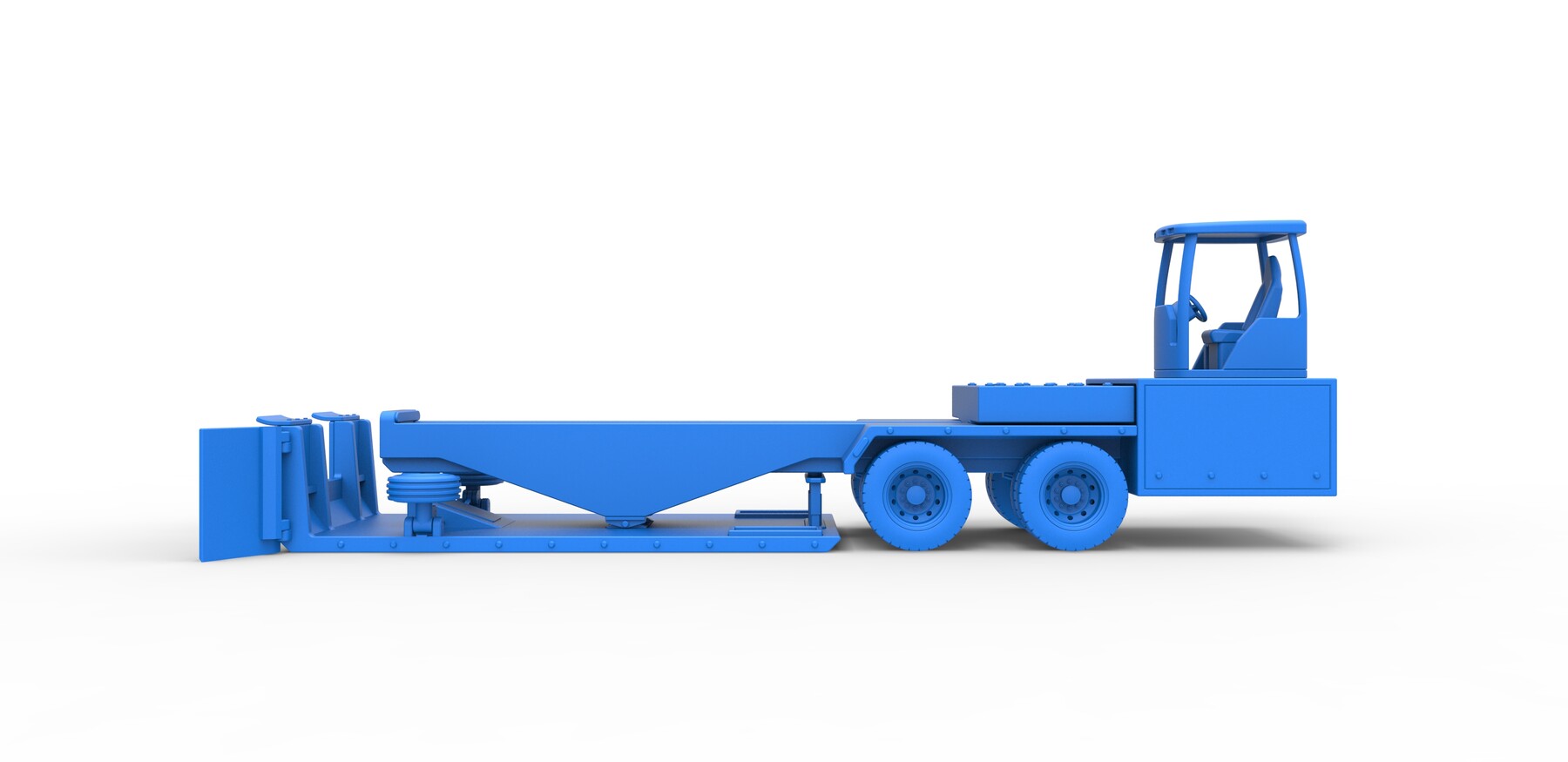 ArtStation - 3D printable Diecast tractor pulling sled Scale 1 to 25 ...